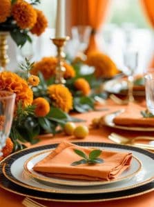 20 Orange Tablescape Ideas for Warm, Zesty Meals