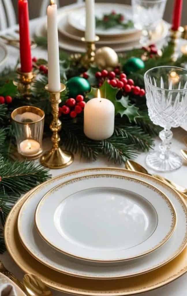 30 Traditional Christmas Tablescape Ideas for Nostalgic Holidays