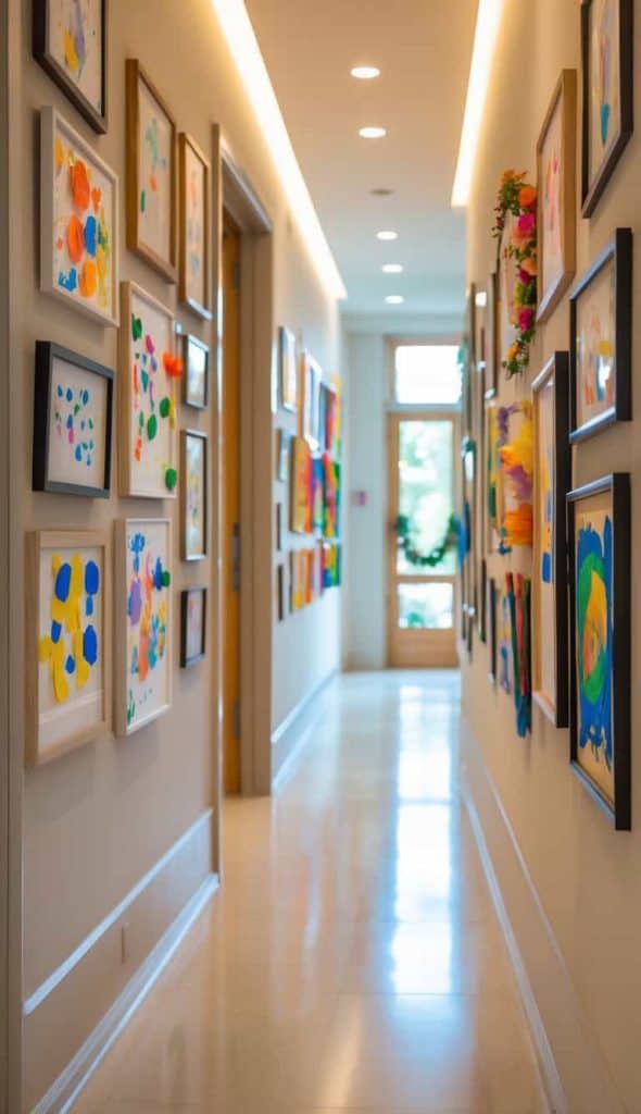 36 Hallway Photo Wall Ideas: Showcase Art and Memories in Style