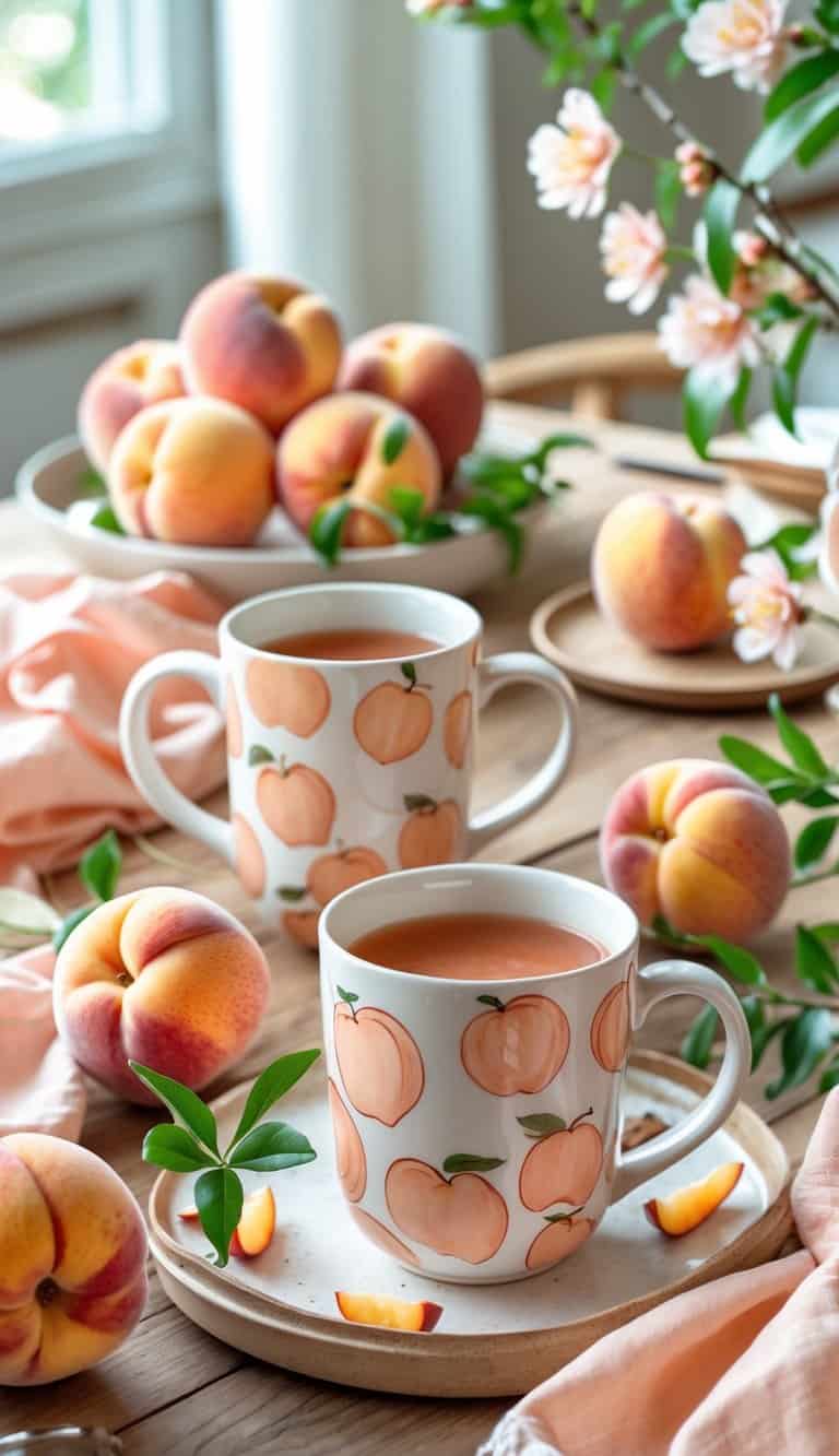 26 Peach Tablescape Ideas: Soft Spring to Summer Styling