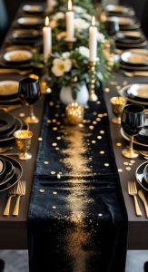 18 Black and Gold Tablescape Ideas for Stunning Celebrations