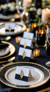 18 Black and Gold Tablescape Ideas for Stunning Celebrations