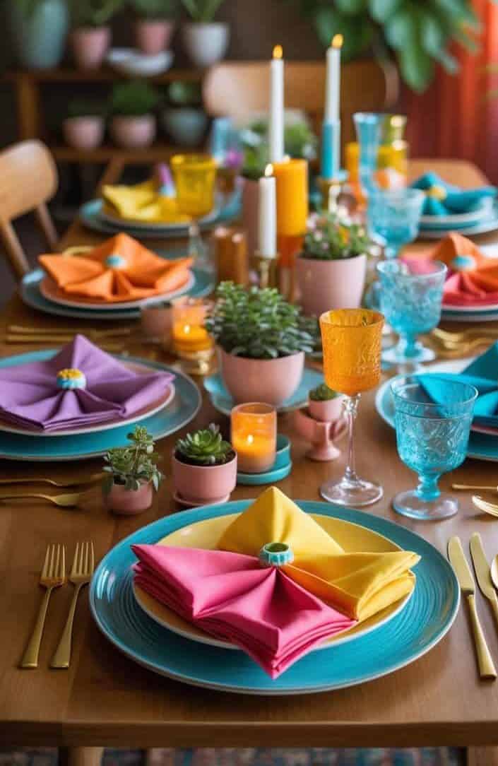 25 Retro Tablescape Ideas for Nostalgic Moments