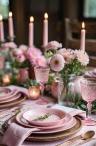 30 Pink Tablescape Ideas for Soft, Youthful Gatherings