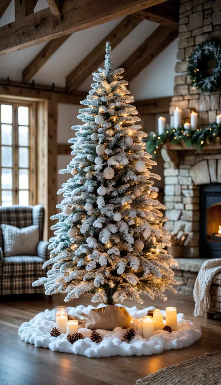 How To Flock an Artificial Tree: Step-by-Step for a Snowy Look