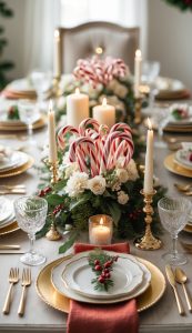 31 Candy Cane Tablescape Ideas: Festive Decor for Holiday Meals