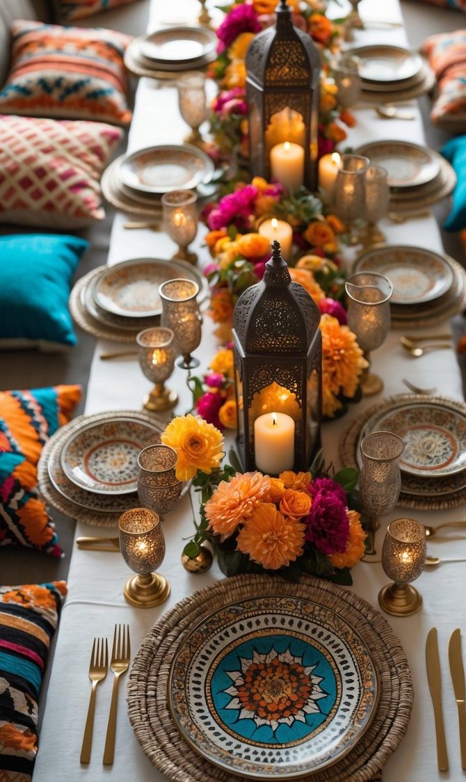 34 Moroccan Tablescape Ideas for Luxe, Global Style