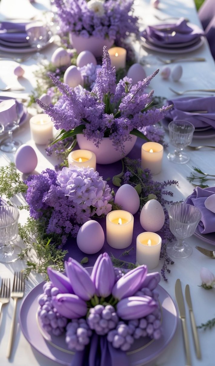 33 Purple Tablescape Ideas for Bold Celebrations