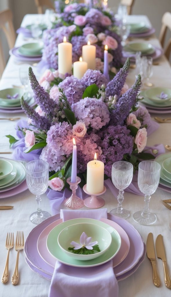 33 Purple Tablescape Ideas for Bold Celebrations